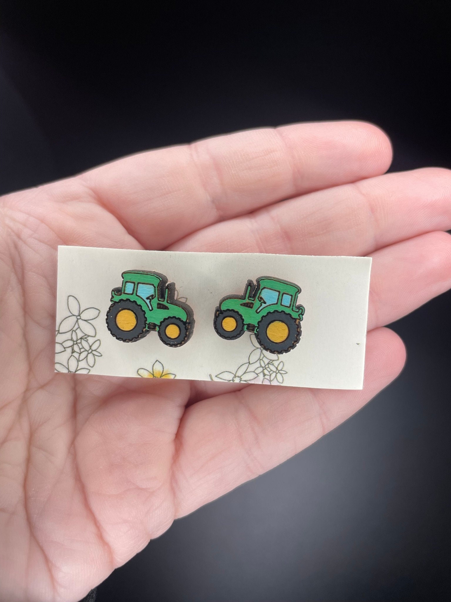 Tractor Studs Hand Painted - Etsy