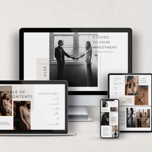 Minimal Bundle // Client Pricing & Welcome Guide Templates - Etsy