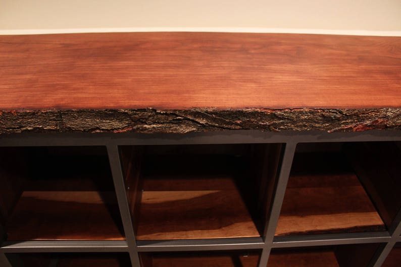 Live Edge Storage Console - Etsy