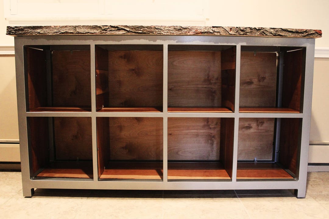 Live Edge Storage Console - Etsy