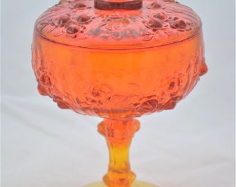 Fenton candy dish | Etsy