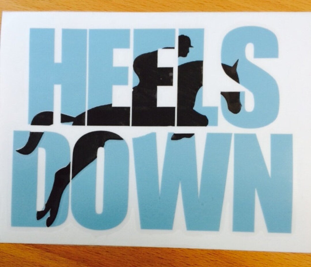 Vinyl Decal Horse Themed Vinyl Decal Jumper Decal Hunter - Etsy