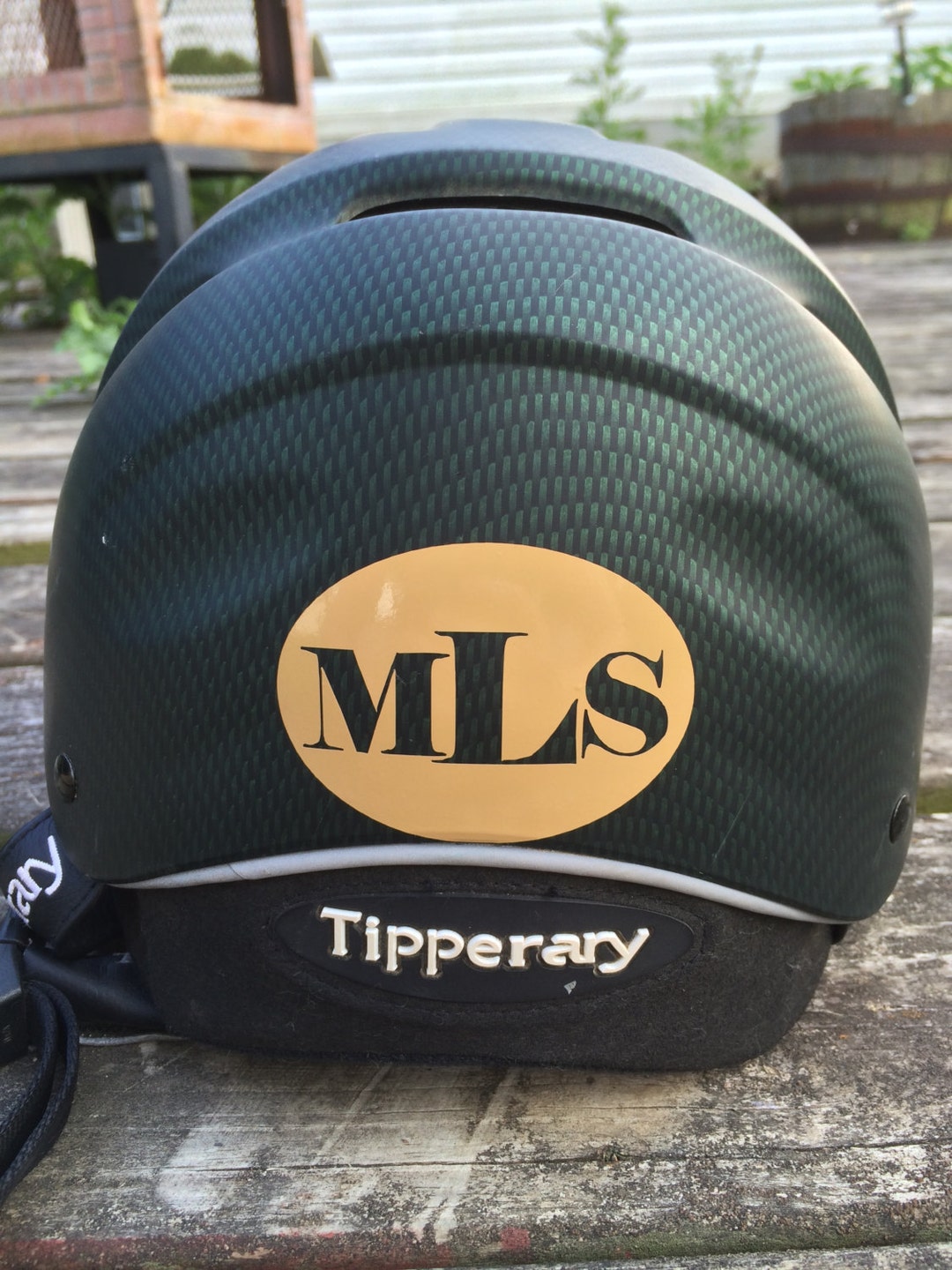 Helmet Decal Vinyl Helmet Decal Monogramed - Etsy