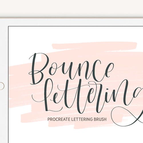 Comfortable Calligraphy Procreate Brush Ipad Pro Digital - Etsy