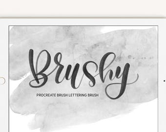 Comfortable Calligraphy Procreate Brush Ipad Pro Digital | Etsy