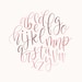 Comfortable Calligraphy Procreate Brush iPad Pro Digital Lettering - Etsy