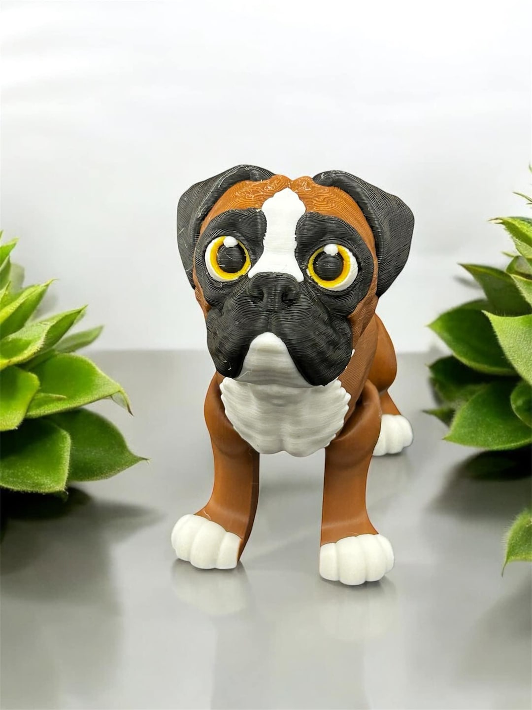 Boxer Dog Articulated 3D Printed Figure Figurine - Etsy