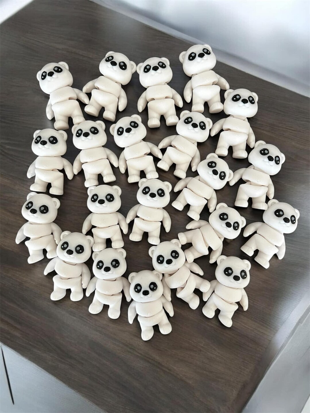 Mini Teddy Bear Fidget Figurine Figures 3D Printed - Etsy