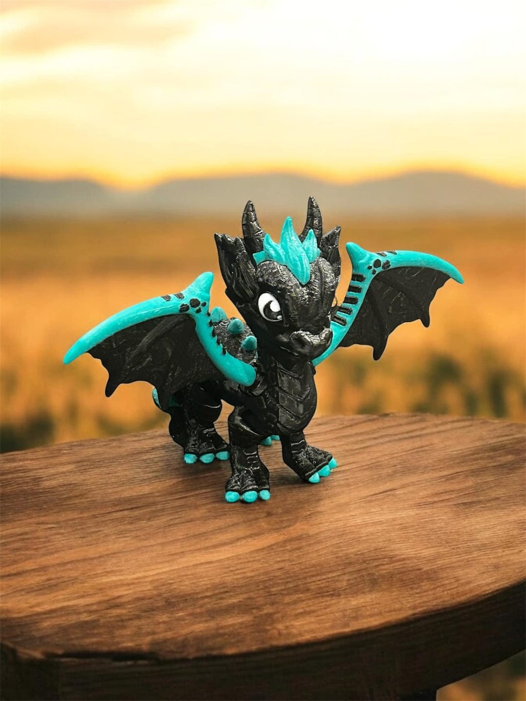 Dragon Standing Fidget Articulated 3D Printed Figure Figurine - Etsy