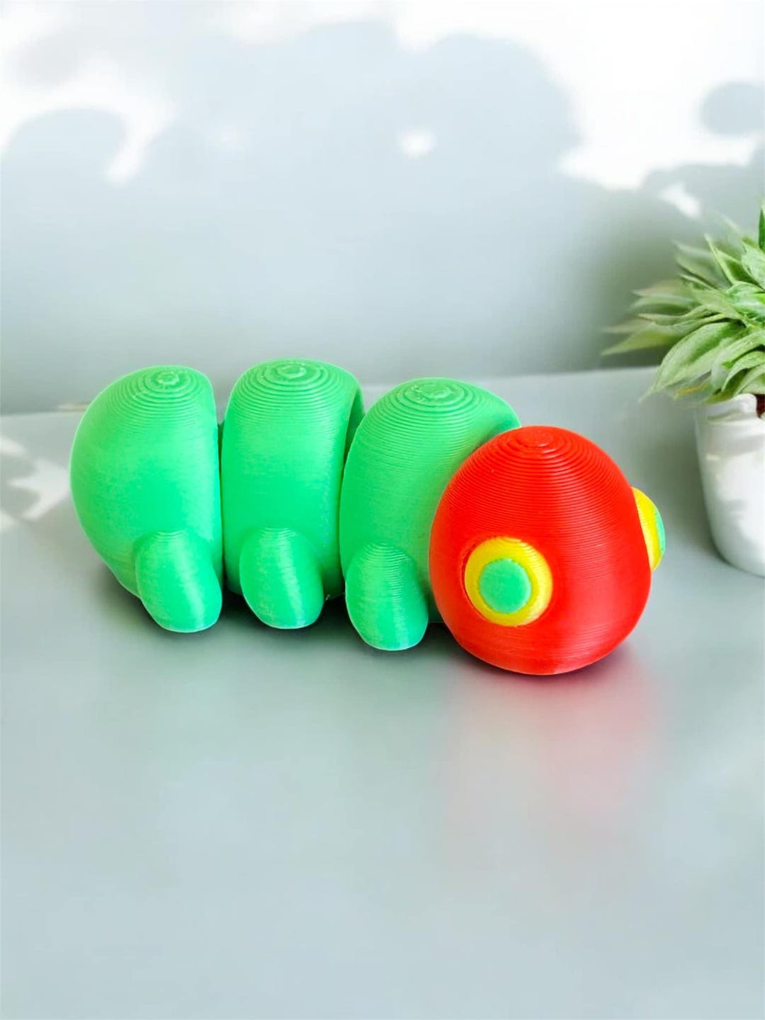 Mini Caterpillar Worm Fidget Figurine Figures 3D Printed - Etsy
