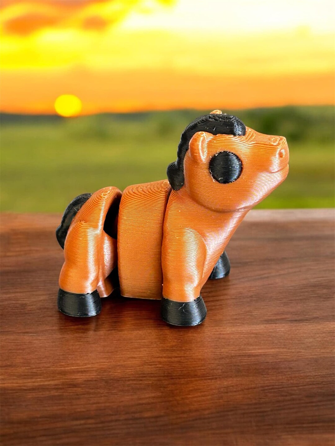 Mini Horse Fidget Figurine Figures 3D Printed - Etsy