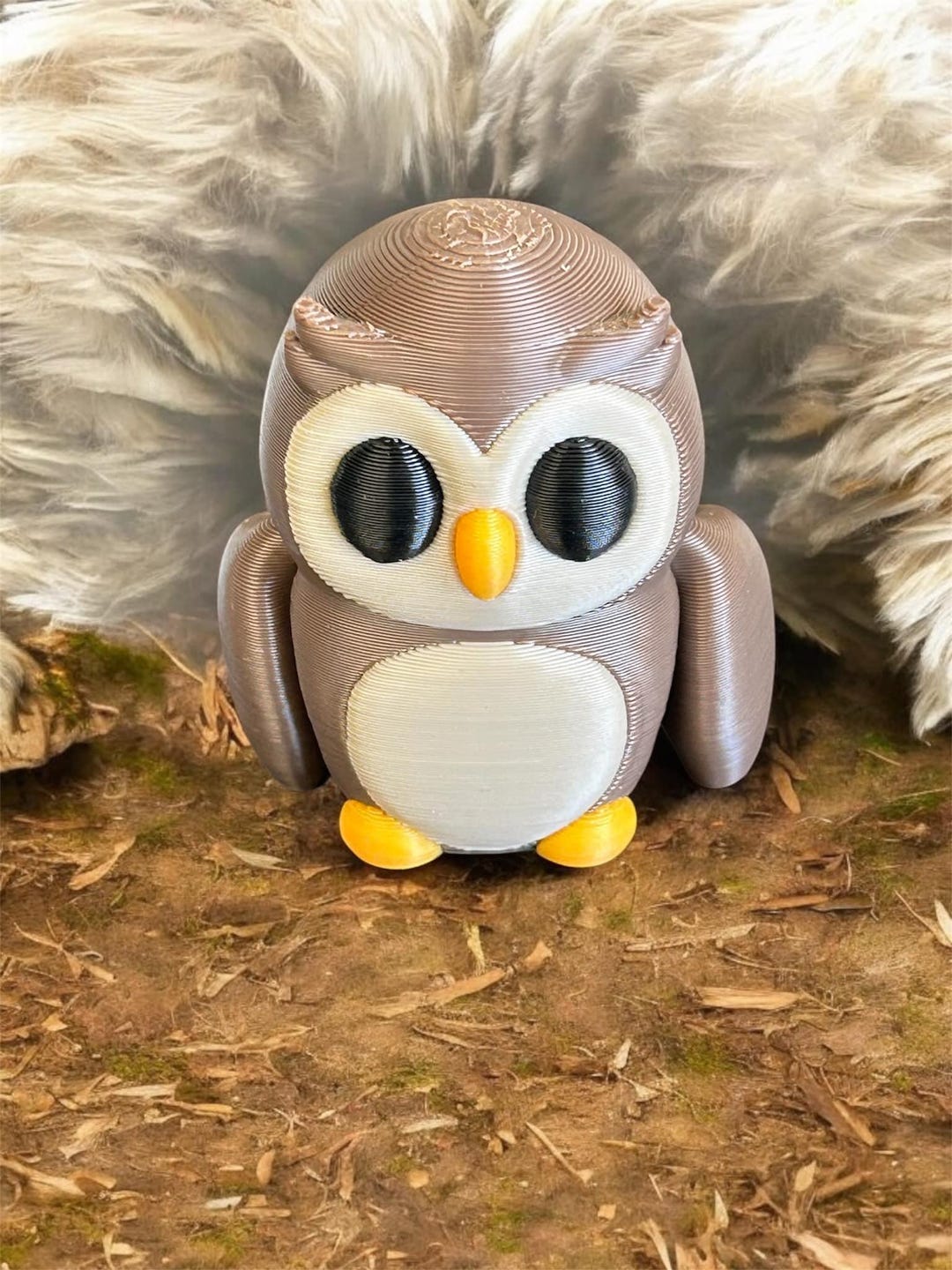 Mini Owl Fidget Figurine Figures 3D Printed - Etsy