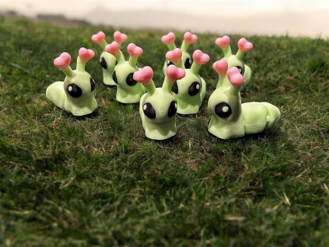 Mini Slug Fidget Figurine Figures 3D Printed - Etsy