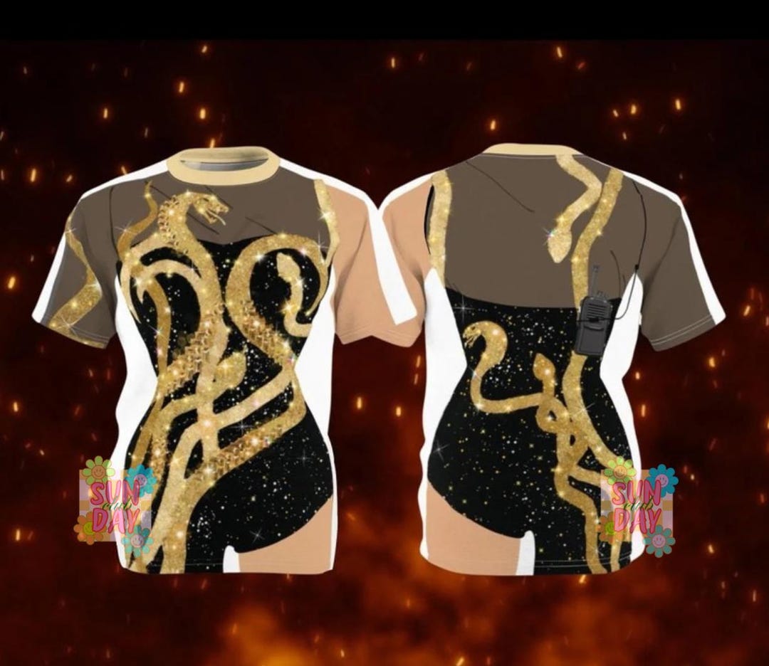 Gold Snakes Rep Bodysuit Tshirt - Etsy