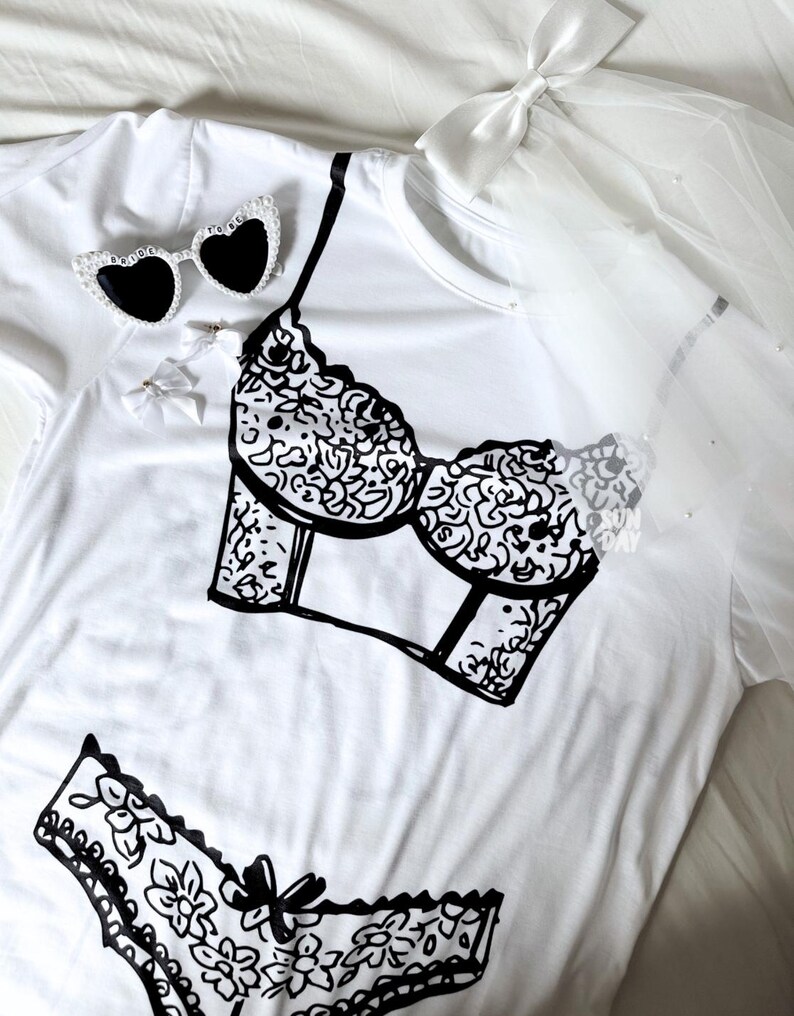 Custom Lingerie Bridal Shirt - Etsy