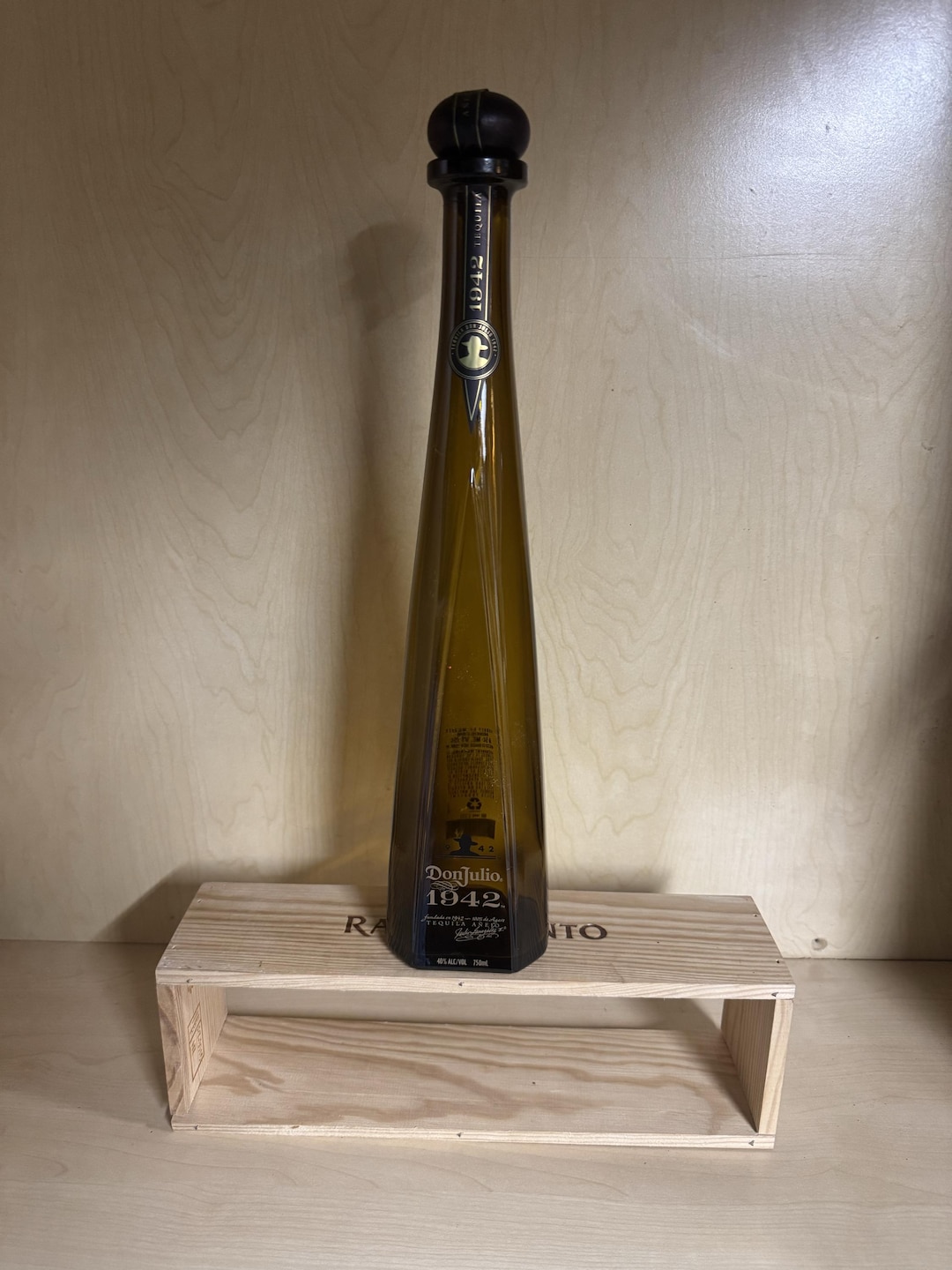 Empty Don Julio 1942 Anejo Tequila Bottle: Bar Cart Decor, Upcycling - Etsy