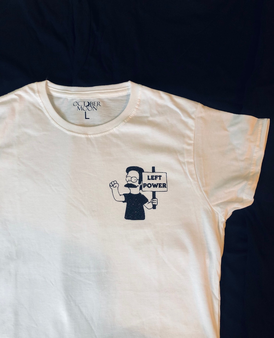 Ned Flanders the Simpsons Left Handed Ladies/mens/unisex Glitter or ...