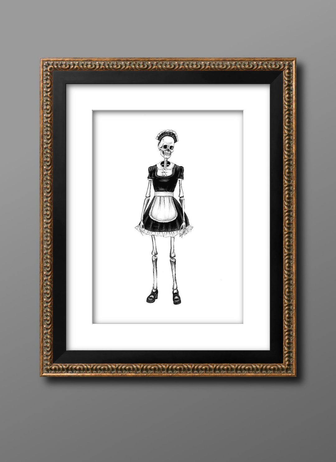 Illustrated A4 Bonehilda the Sims Makin Magic Wall Art Print - Etsy