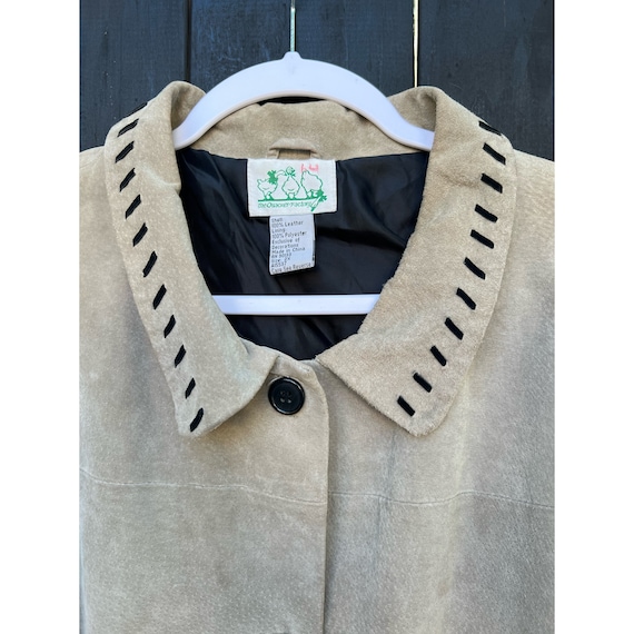 Vintage Southwestern Suede Jacket / Western Chore Jac… - Gem