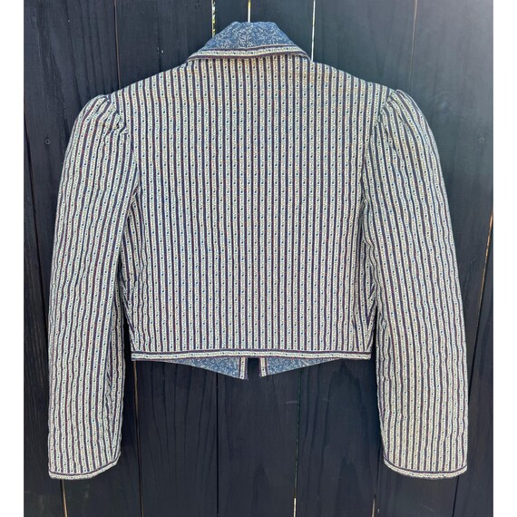 Vintage Cottage Core Quilted Jacket / Calico Prairie … - Gem