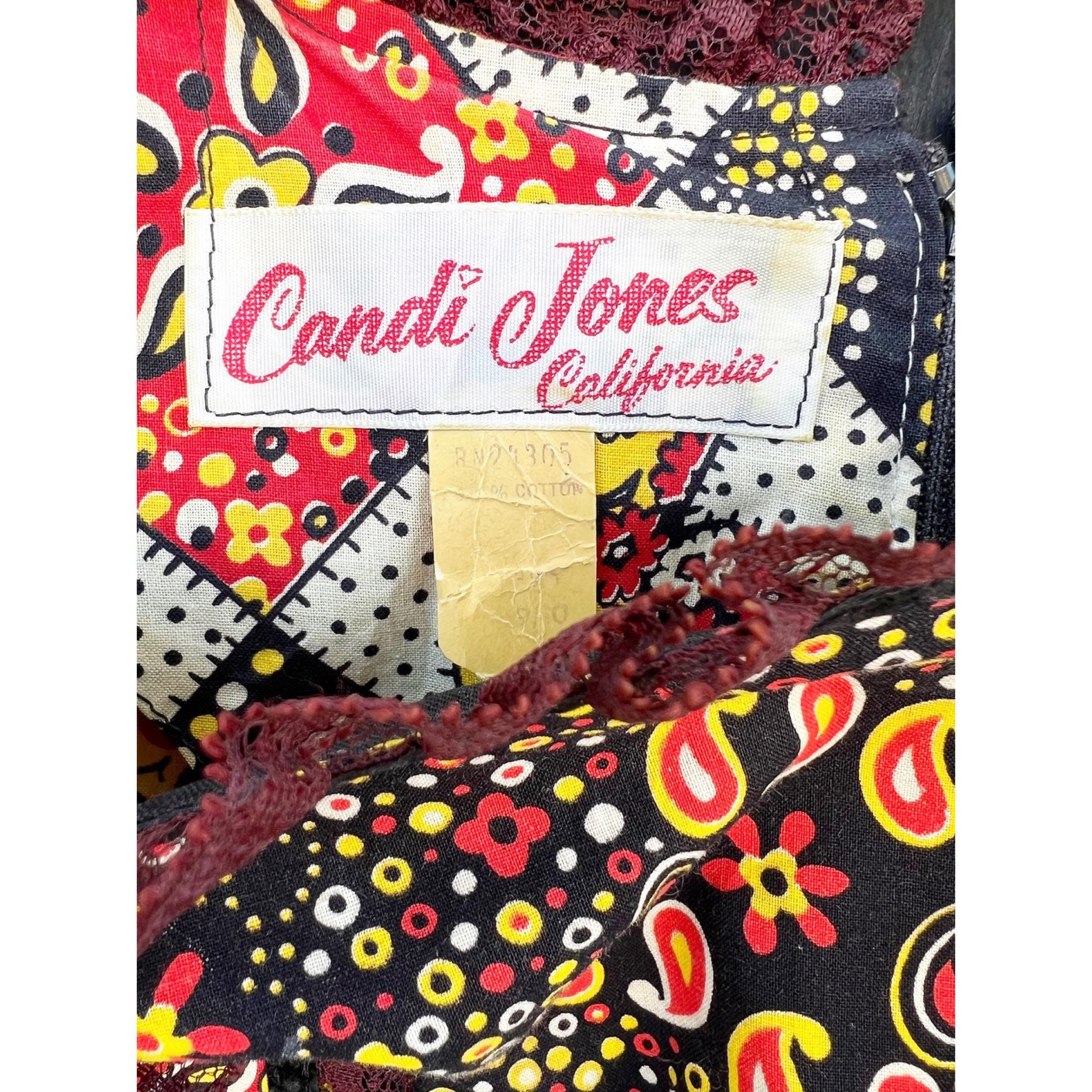 Vintage Candi Jones Cottage Core Maxi Dress as is / 1960s Prairie ...