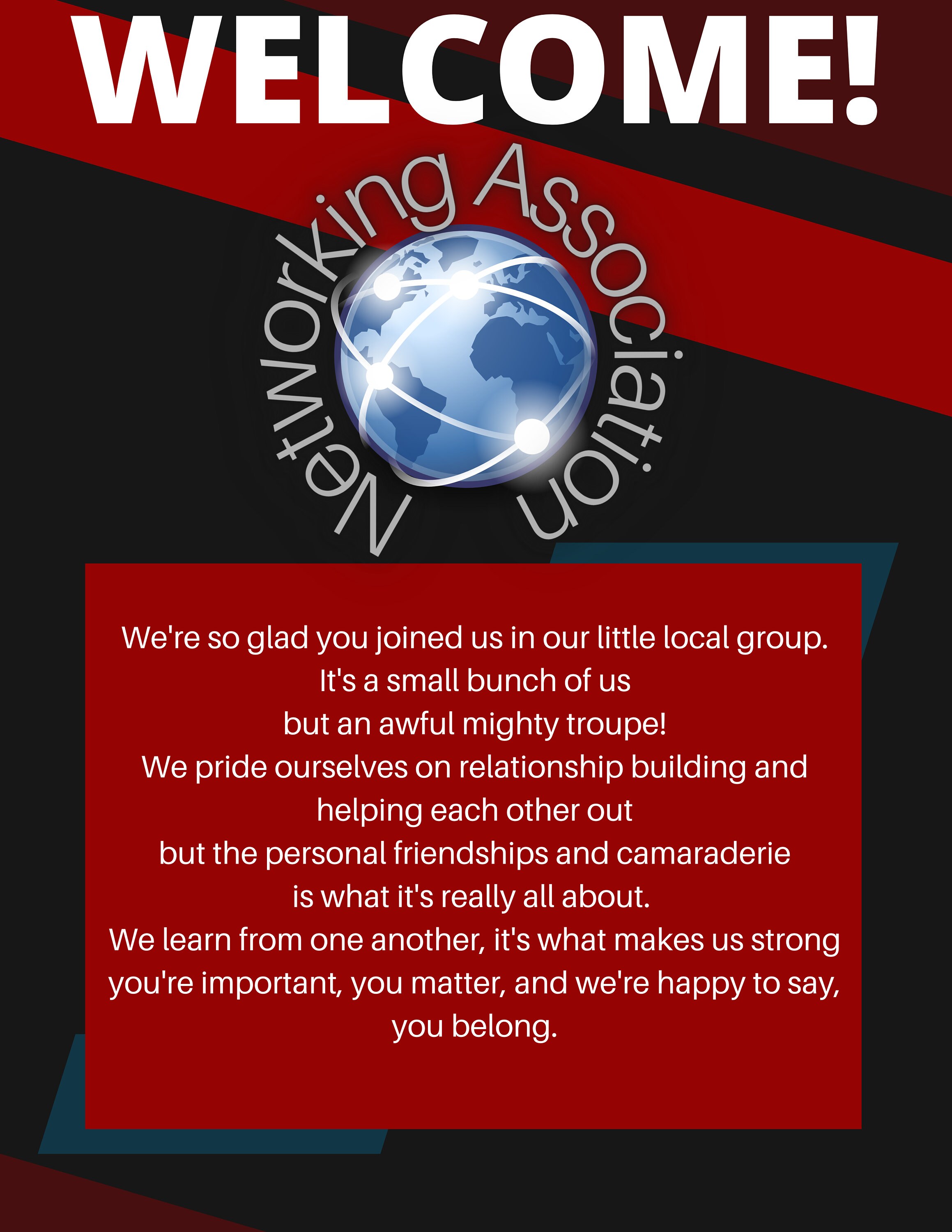 Welcome Letter for Gift Basket, Networking Group Welcome, Company Gifts ...