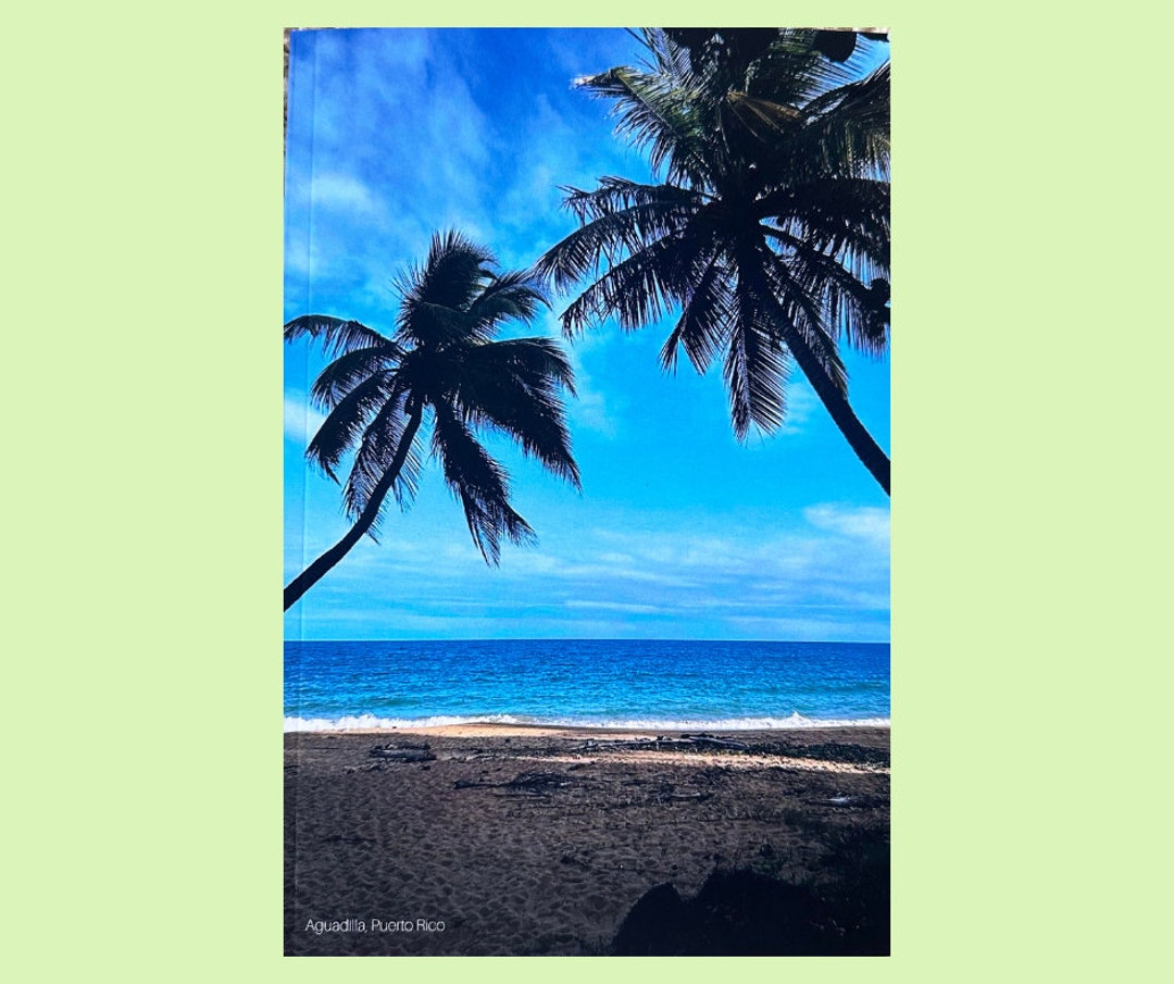 Beachfront Journal, Cute Journal, Beach Notebook, Puerto Rico, Travel ...