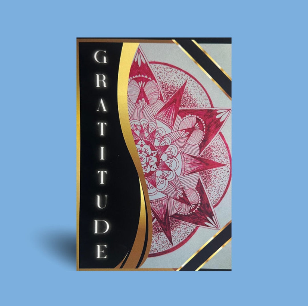 Red Gratitude Notebook, Best Selling Notebook, Trending Journal, Hand ...