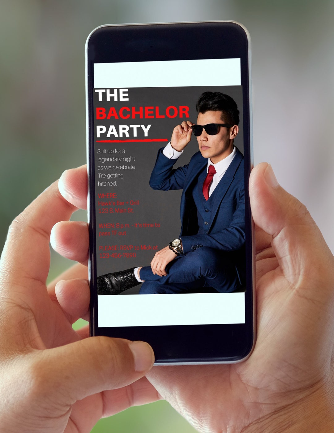 Bachelor Party Invitation, Funny, Groom, Married, Hitched, Invite, Card ...
