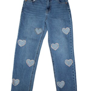 Heart Cutout Jeans! - Etsy