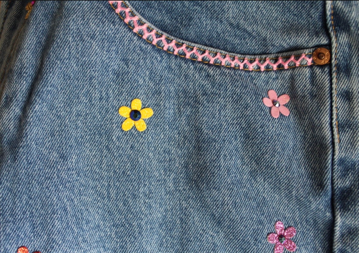 Hand Embellished Vintage Denim! - Etsy