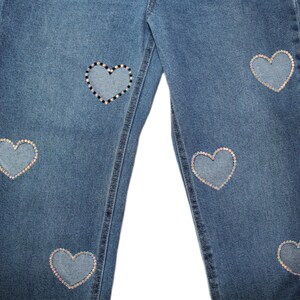Heart Cutout Jeans! - Etsy