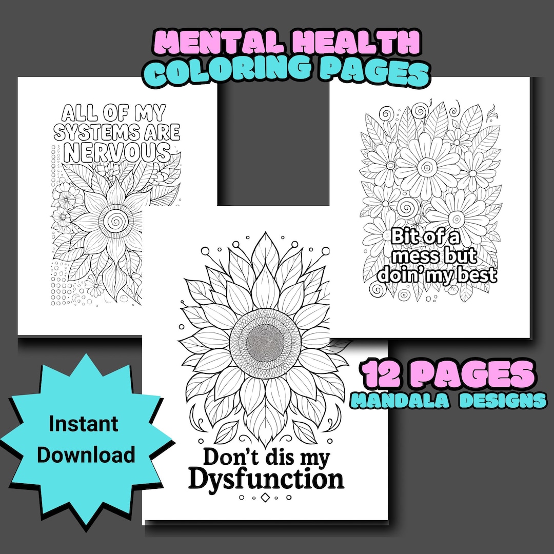MHA Printable Coloring Pages With Zentangle Patterns, Mindful Coloring ...
