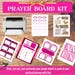 Prayer Board Kit Printable, Pink Vision Board Kit, 2026 Prayer Cards ...