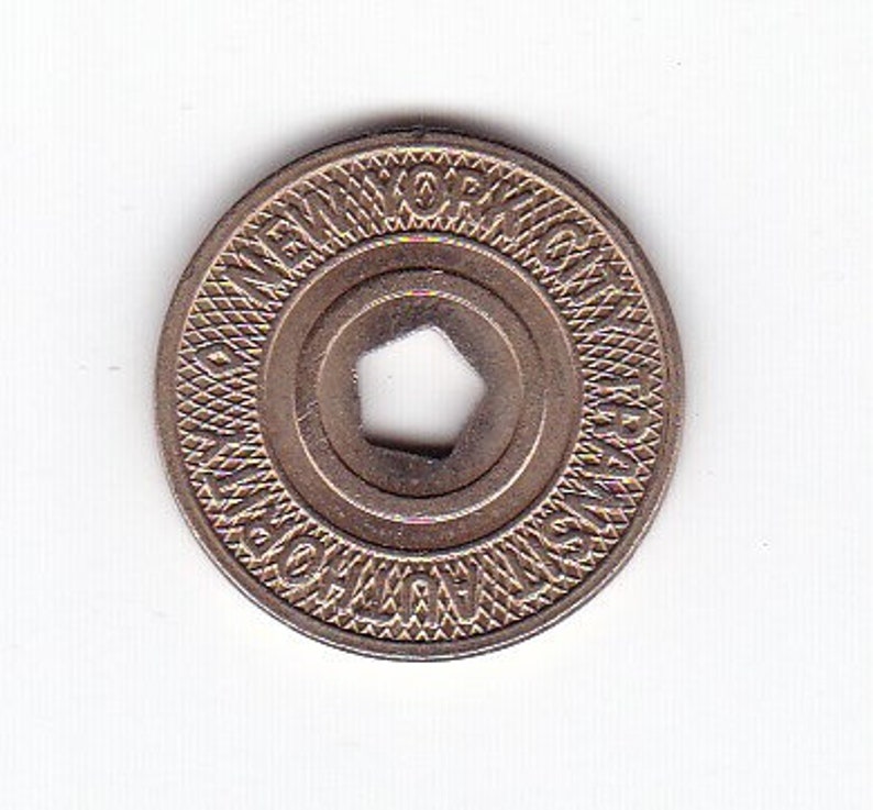 Uncirculated New York City Subway 5 Boro Pentagon NYC Transit Token ...