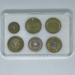 Complete Set of 6 NYC Subway Tokens NYCTA MTA New York City - Etsy