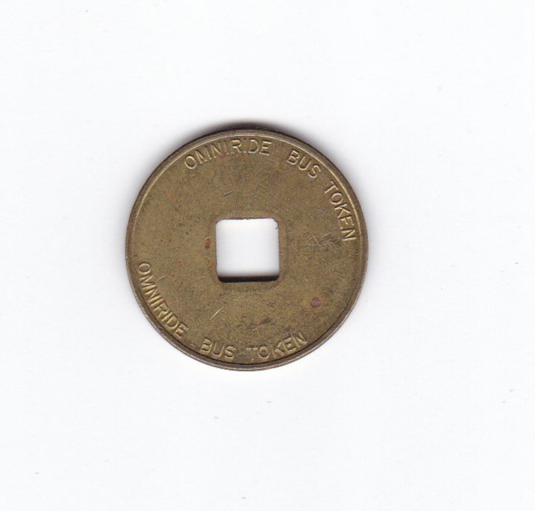 Omniride Bus (woodbridge, Virginia) Transit Token - Etsy