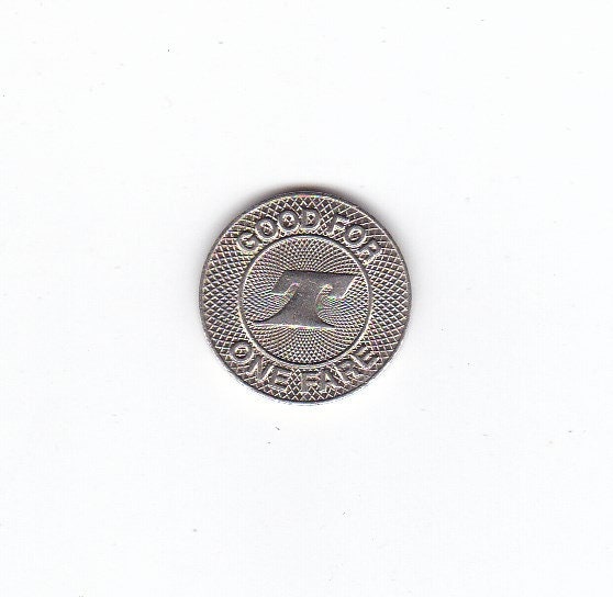 Maryland MD MTA Bus Token Good for One Fare - Etsy