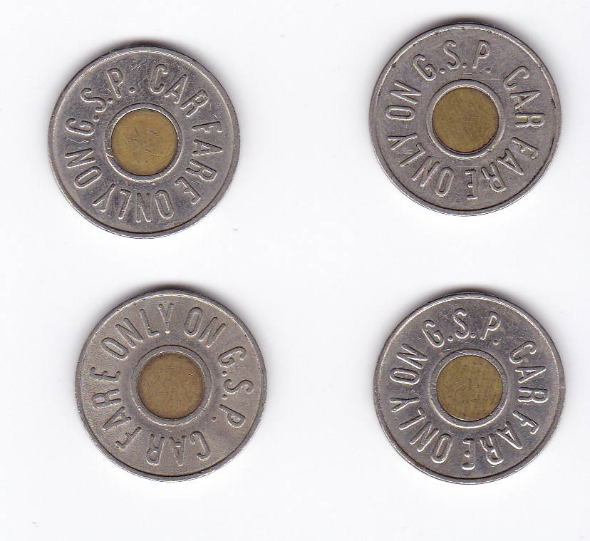 4 Garden State Parkway New Jersey Car Transit Token Vintage NJ ...