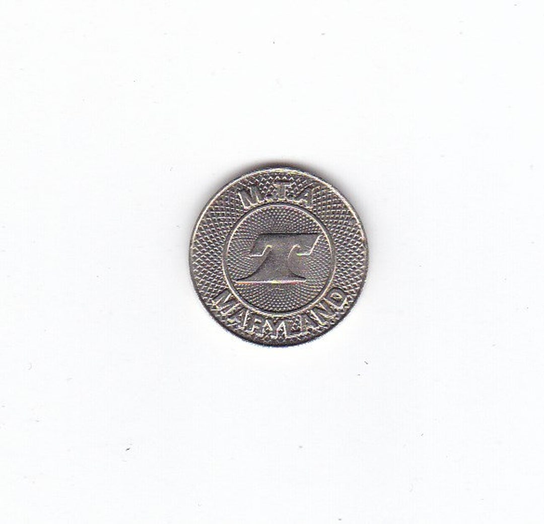 Maryland MD MTA Bus Token Good for One Fare - Etsy