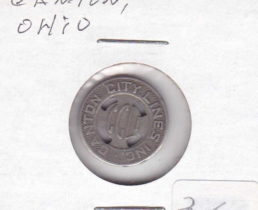 Canton City Lines (ohio) Transit Token - Etsy