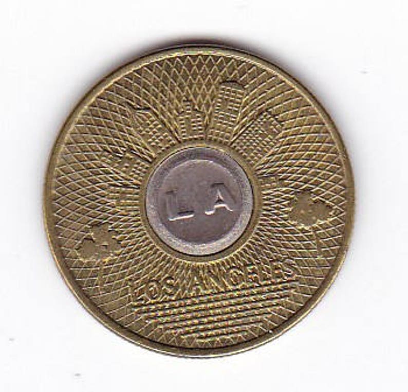 MTA LA Los Angeles City Metro Transit Bus Token - Etsy