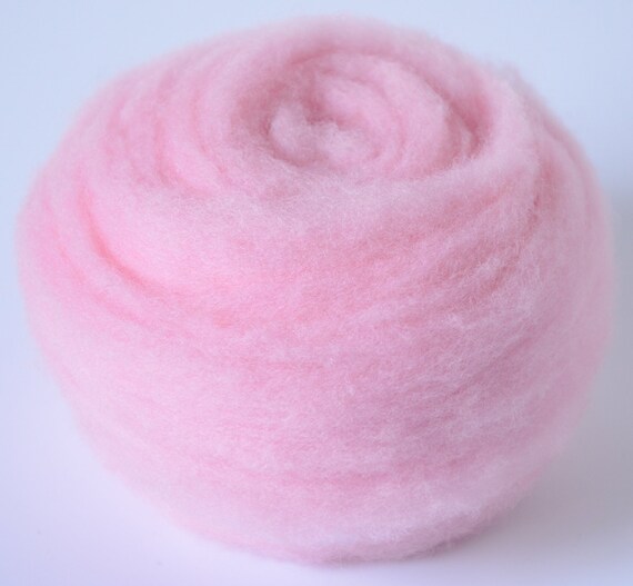 ROSE PINK American Farm Wool Merino Wool Roving for Felting | Etsy