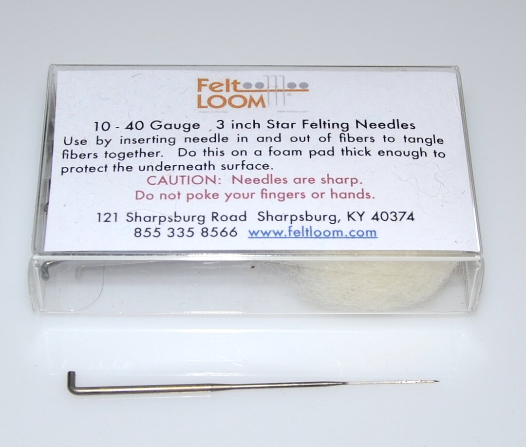 10 NEEDLES- 40 Gauge Star Needles for Felting- 3" - Etsy