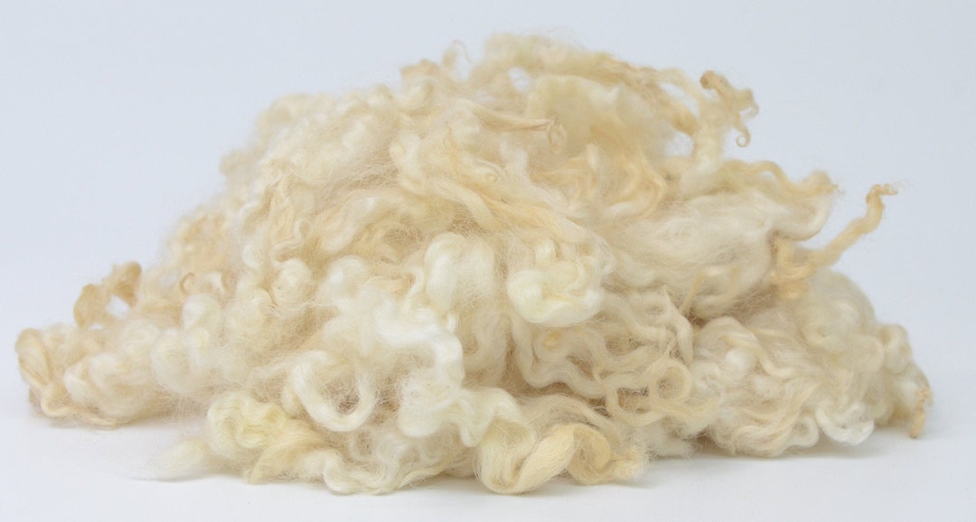 NATURAL "white" Wool Locks- Needle Felting, Wet Felting, Fiber Art - Etsy