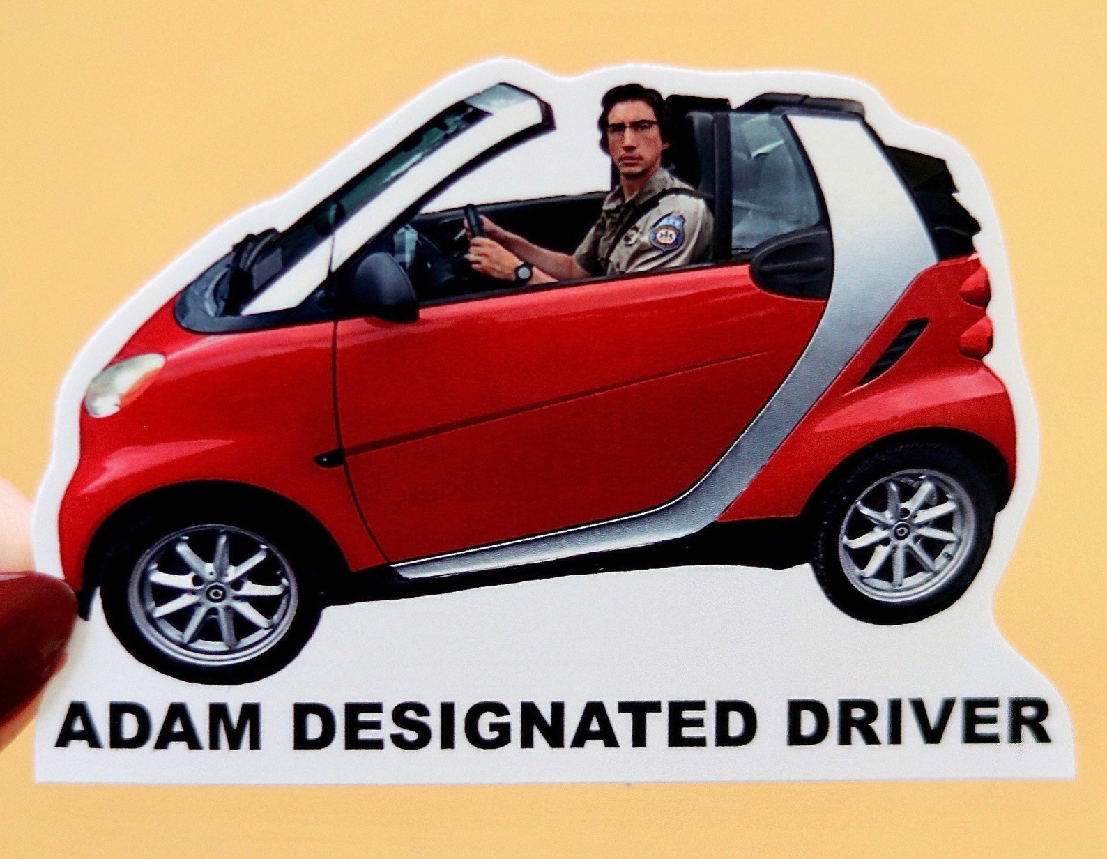 Adam Designated Driver Vinyl Sticker - Etsy