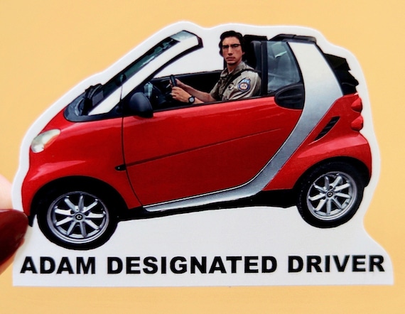 Adam Designated Driver Vinyl Sticker - Etsy