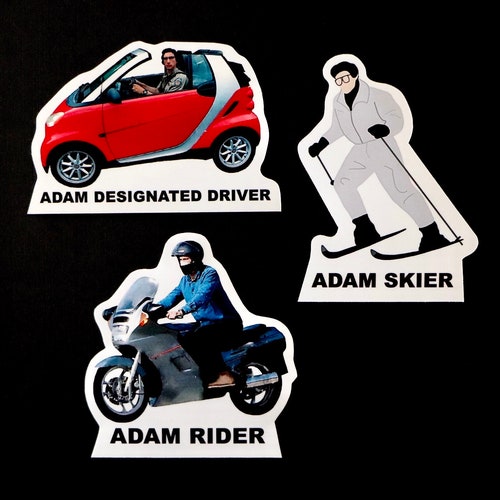 Adam Designated Driver Vinyl Sticker - Etsy