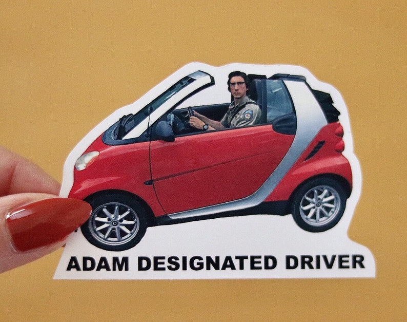 Adam Designated Driver Vinyl Sticker | Etsy