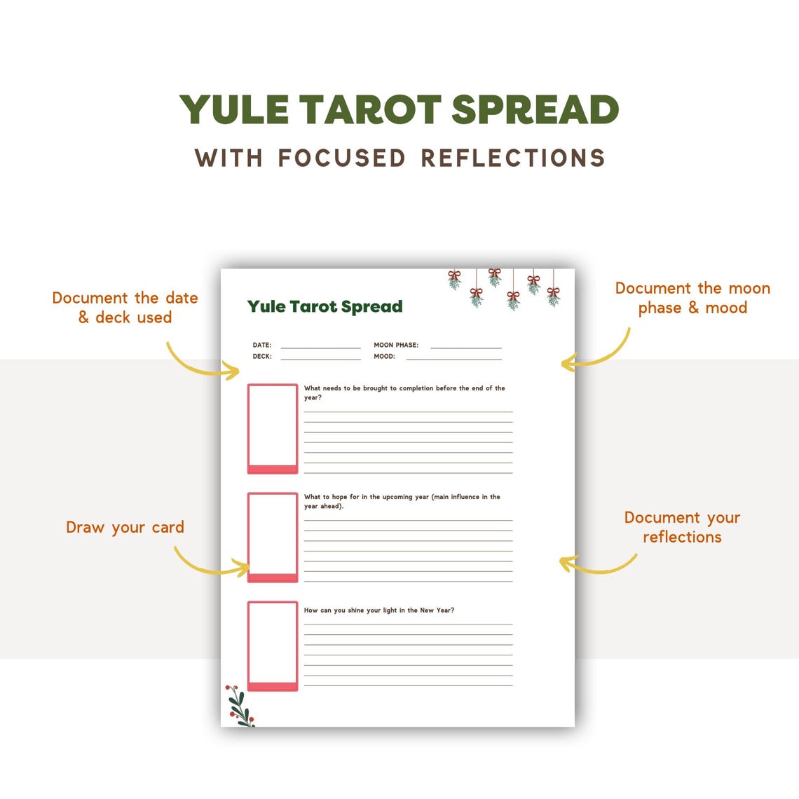 Yule Sabbat Printable Activity Pack | Sabbat Printables | Pagan Sabbat ...